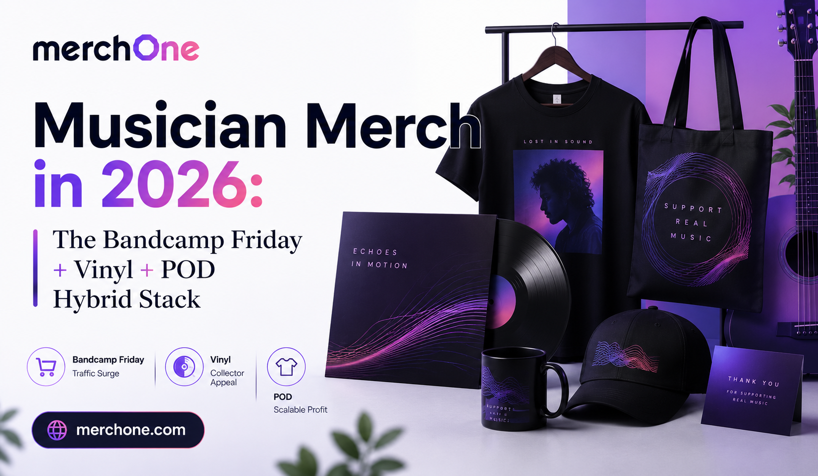 Musician Merch in 2026: The Bandcamp Friday + Vinyl + POD Hybrid Stack